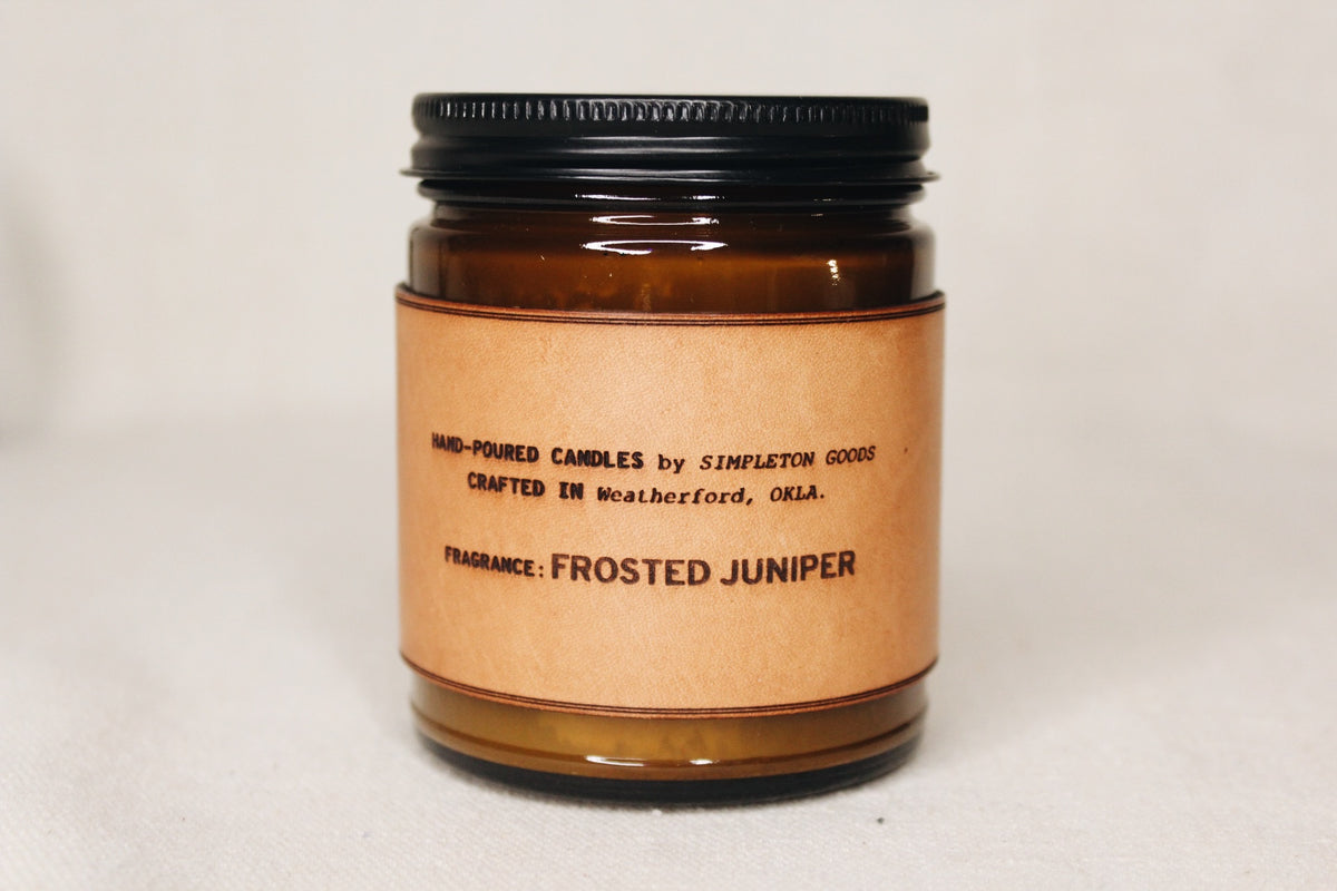 candle : FROSTED JUNIPER – Simpleton Goods